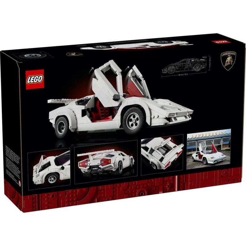 LEGO Icons 10337 Lamborghini Countach 5000 Quattrovalvole ...