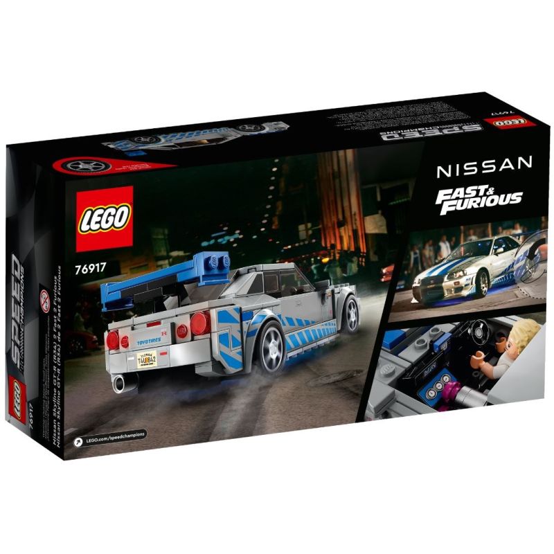 LEGO Speed Champions 76917 Fast & Furious Nissan Skyline GT-R ...
